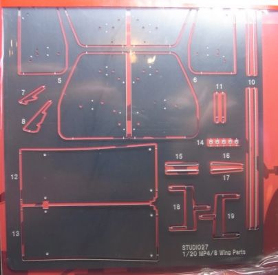 FP-20124 1/20 MP4/8 Wing parts set (T社1/20対応)